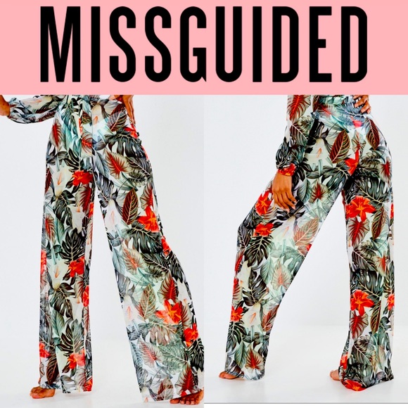 Missguided | Swim | Newmissguided Mesh Wide Leg Trousers | Poshmark